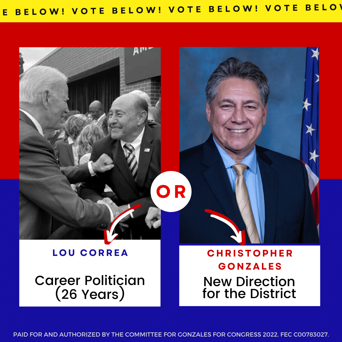 NEW DIRECTION - Christopher Gonzales for U.S. Congress