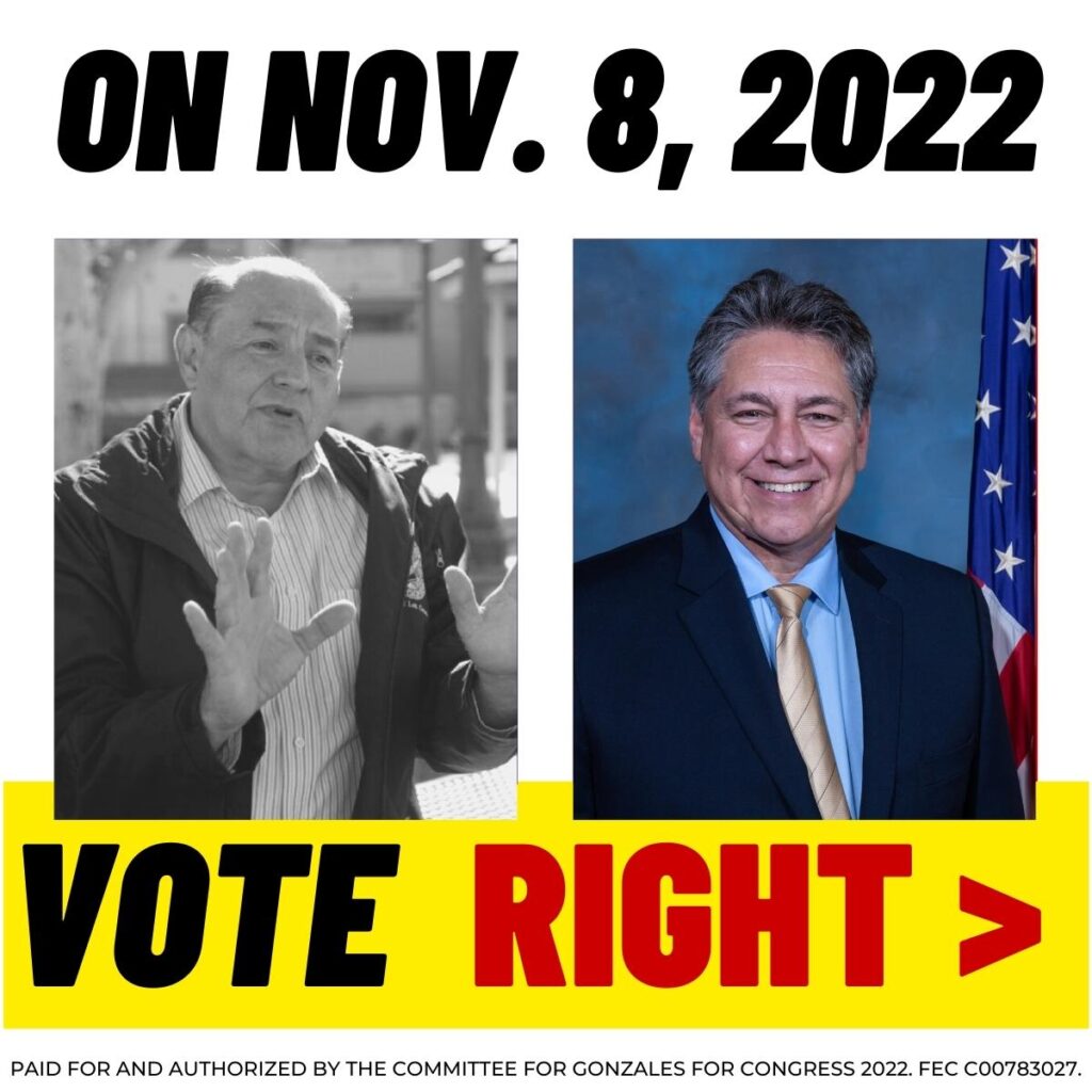 VOTE RIGHT - Christopher Gonzales for U.S. Congress